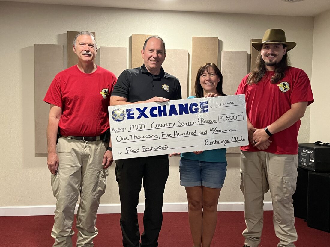 Exchange Club backs Search and Rescue | News, Sports, Jobs - The Mining ...